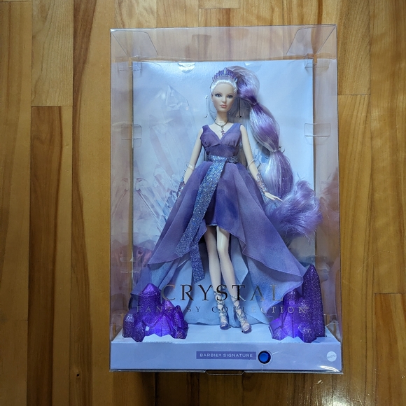 Mattel | Toys | 22 Barbie Crystal Fantasy Collection Doll Amethyst ...